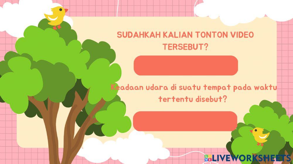 CUACA worksheet | Live Worksheets