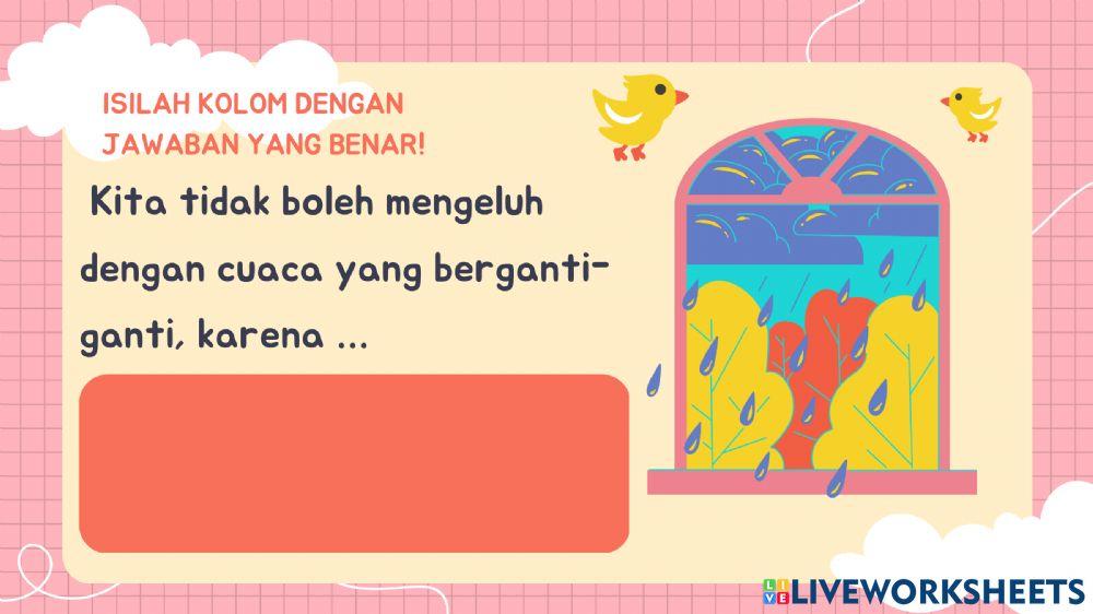 CUACA worksheet | Live Worksheets