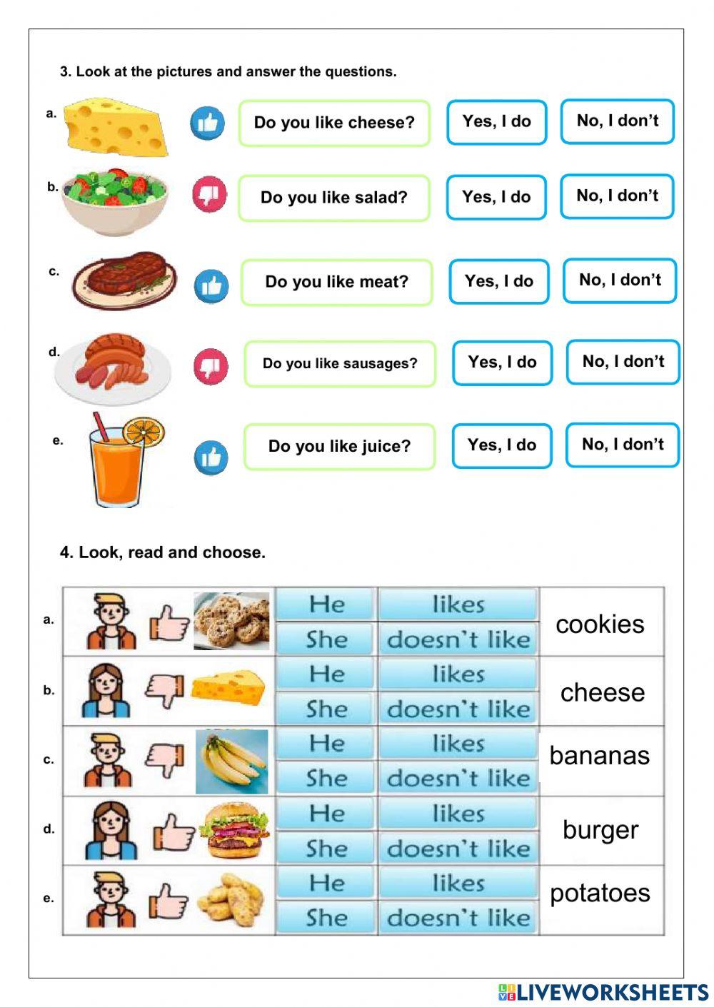 Mid term exam English as a Second Language (ESL) exercise | Live Worksheets