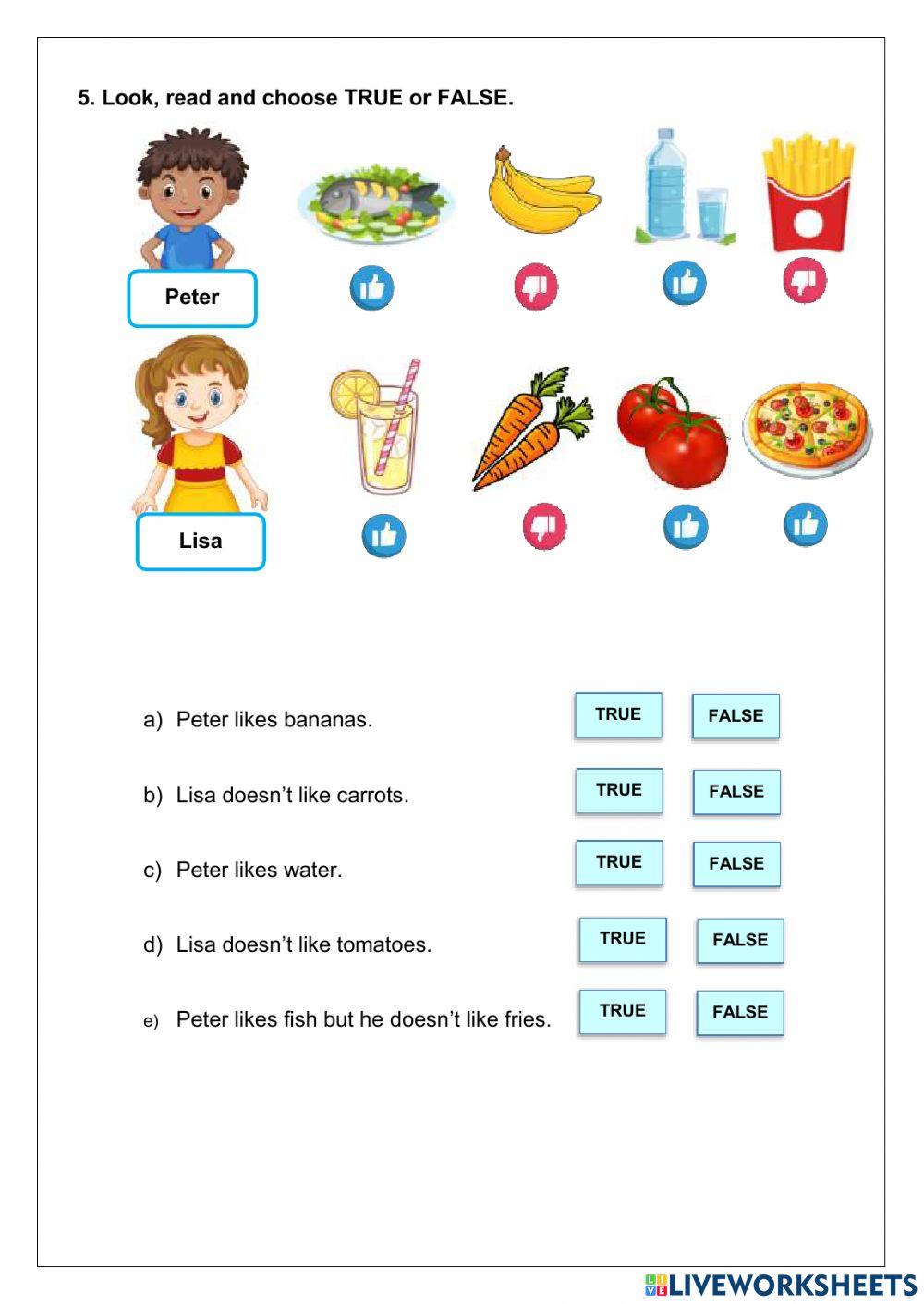 Mid term exam English as a Second Language (ESL) exercise | Live Worksheets