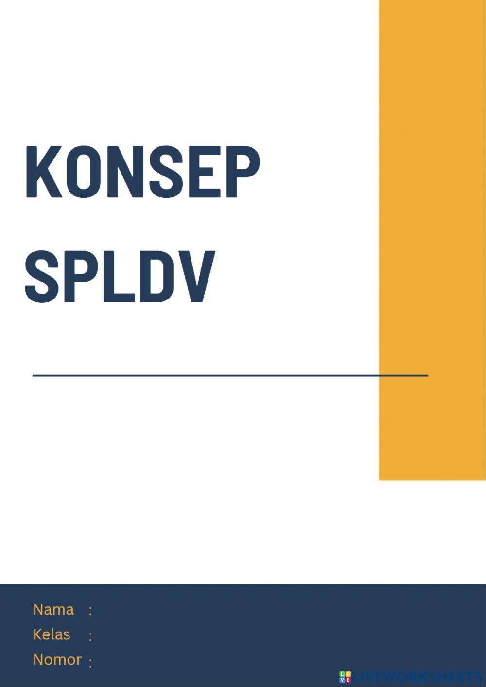 Konsep SPLDV | LiveWorksheets | 2266717