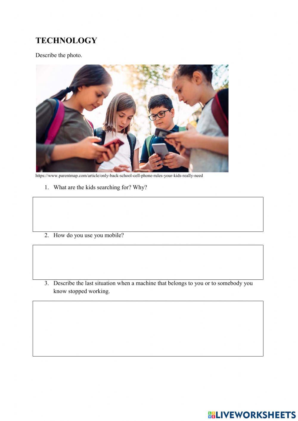 Technology - ze… | Free Interactive Worksheets | 2268256