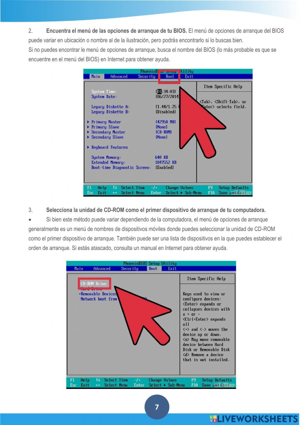 Windows online activity for windows | Live Worksheets