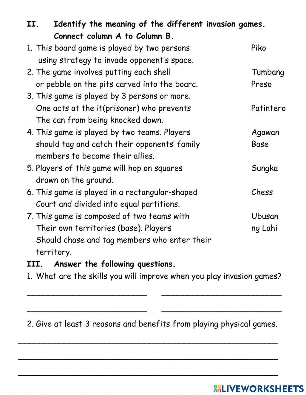 2268592 | Invasion Games | JESSILYN MALAPASCUA EGUIA