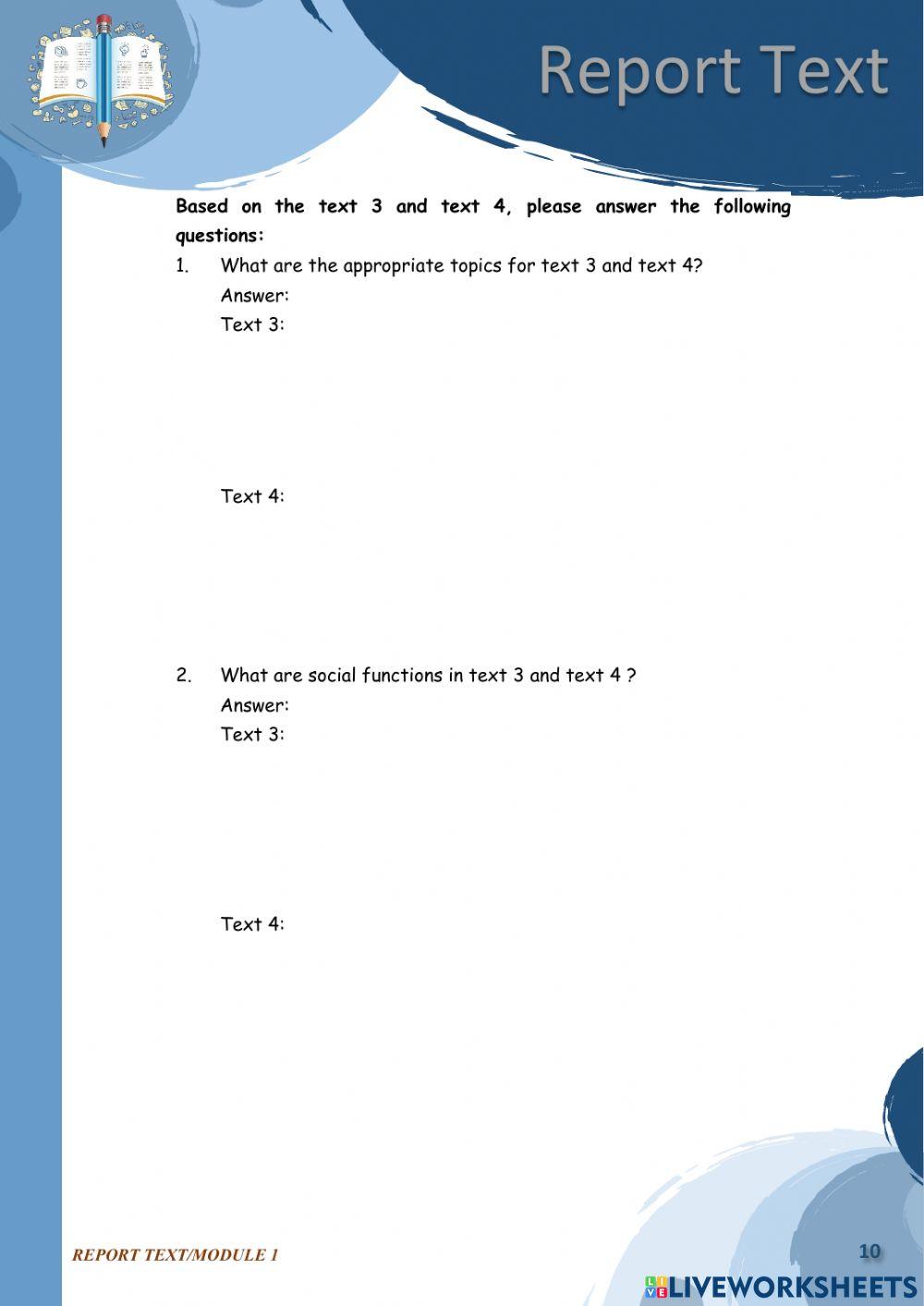 MODUL 1B worksheet | Live Worksheets