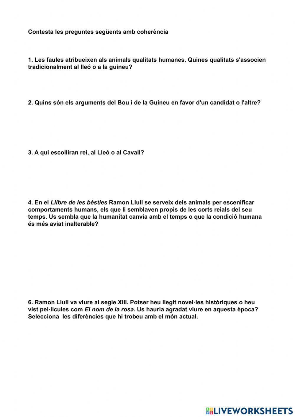 Llibre de les bèsties: elecció d'un rei 1713