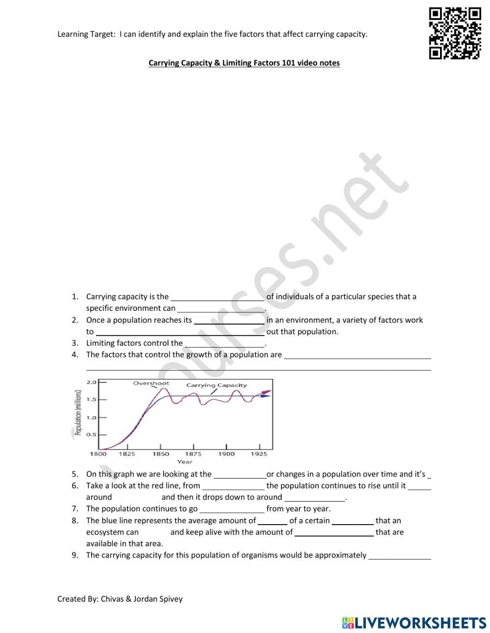 Carrying Capacity Limiting Factors Video Notes Worksheet Live carrying-capacity-limiting-factors-video-notes-worksheet-live