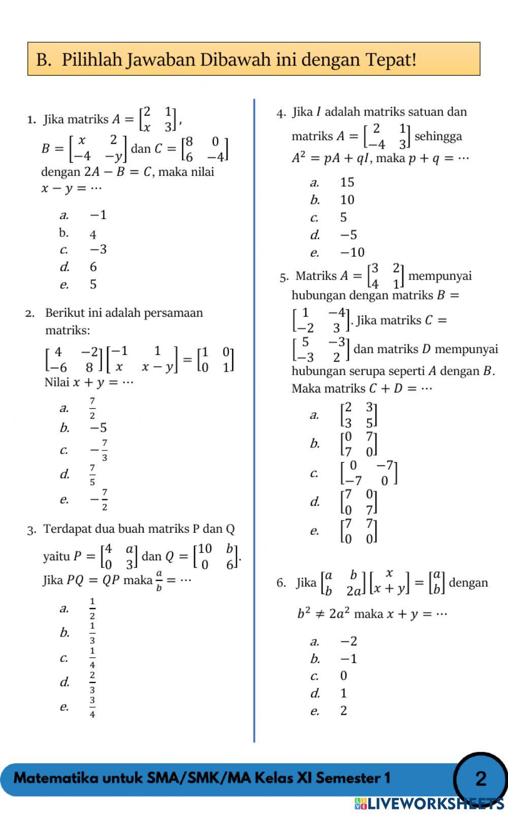 2270057 | Lkpd matriks | Nur Puji Rahayu
