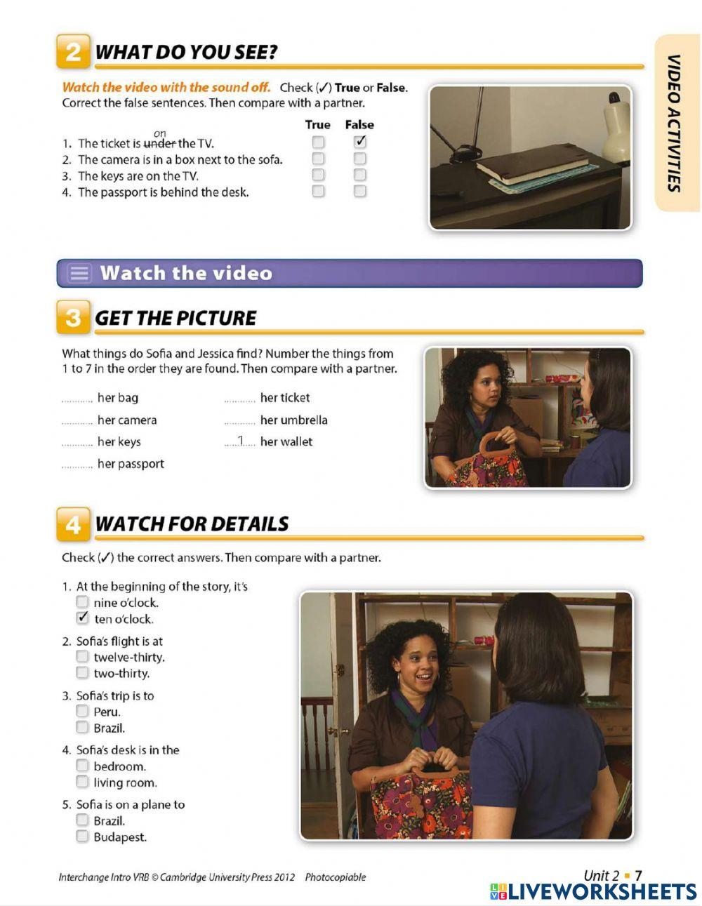 VRB-Unit 2 online exercise for | Live Worksheets