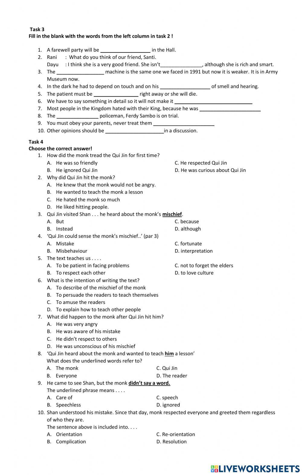 2522057 | LKPD NARRATIVE TEXT GRADE 9 | Walijah