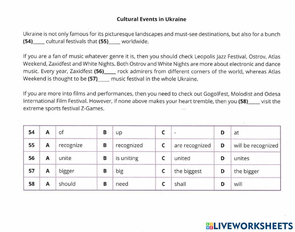 Use of English Extra 2-1 worksheet | Live Worksheets