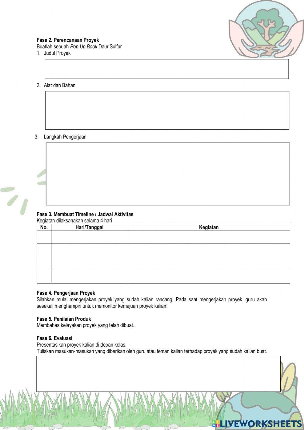 Hujan Asam worksheet | Live Worksheets
