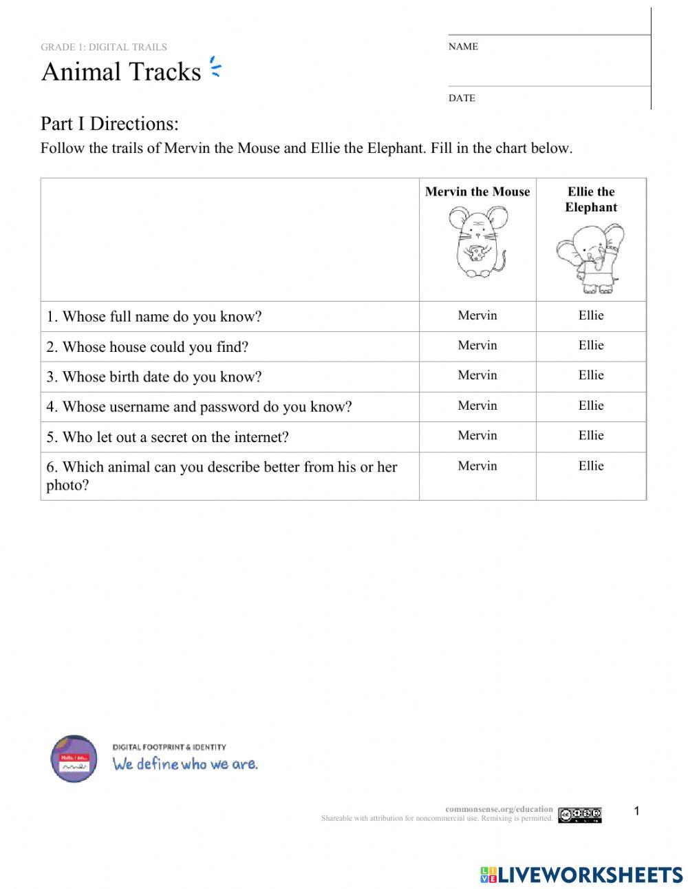 Grade 1 Digital Trails (Computer Science) online exercise for | Live ...