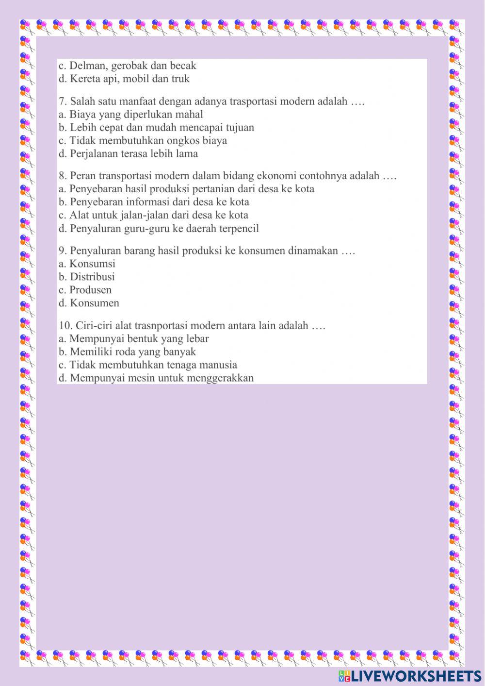 Lembar Kerja TIK worksheet | Live Worksheets