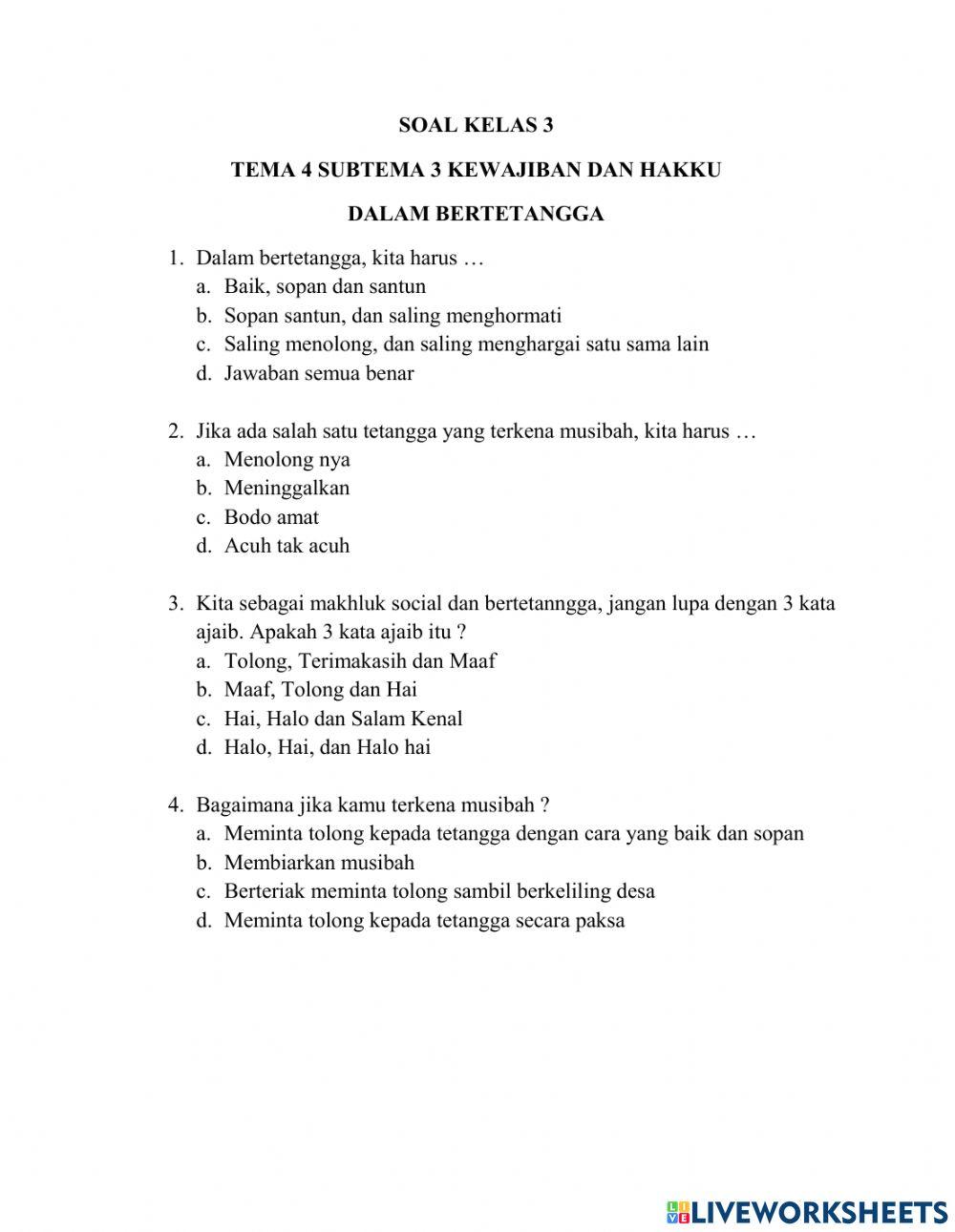 Lkpd worksheet exercise | Live Worksheets