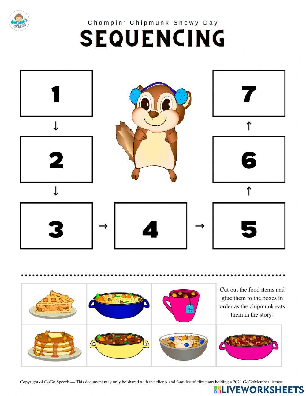 Chompin' Chipmunk online exercise for | Live Worksheets