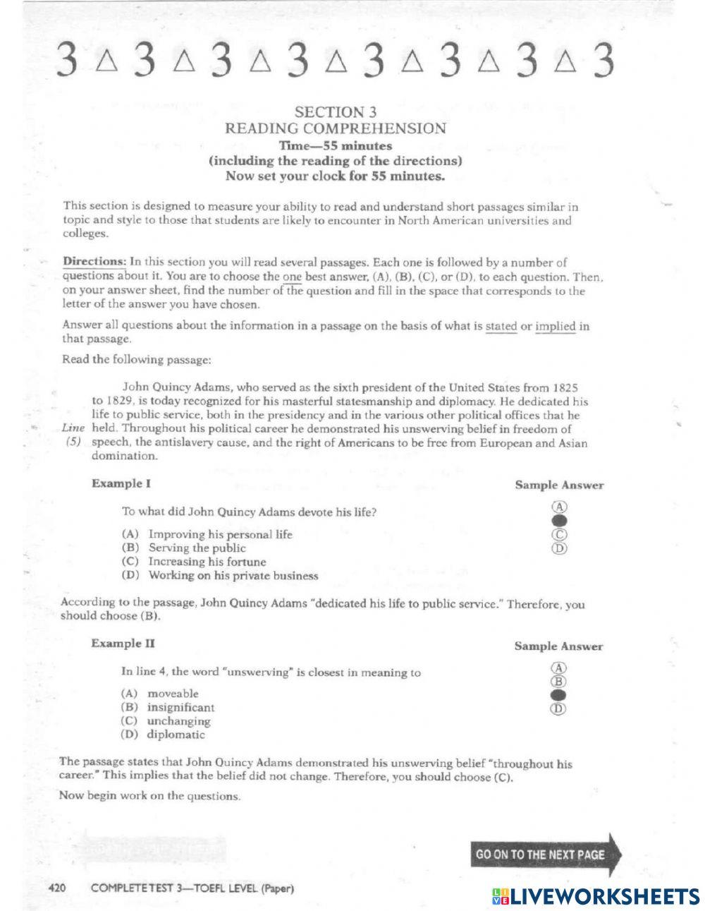 2522592 | Complete Test 03 Section 03 Reading