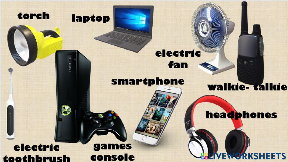 Gadgets | Free Interactive Worksheets | 2272536 Gadgets | Free Interactive Worksheets | 2272536