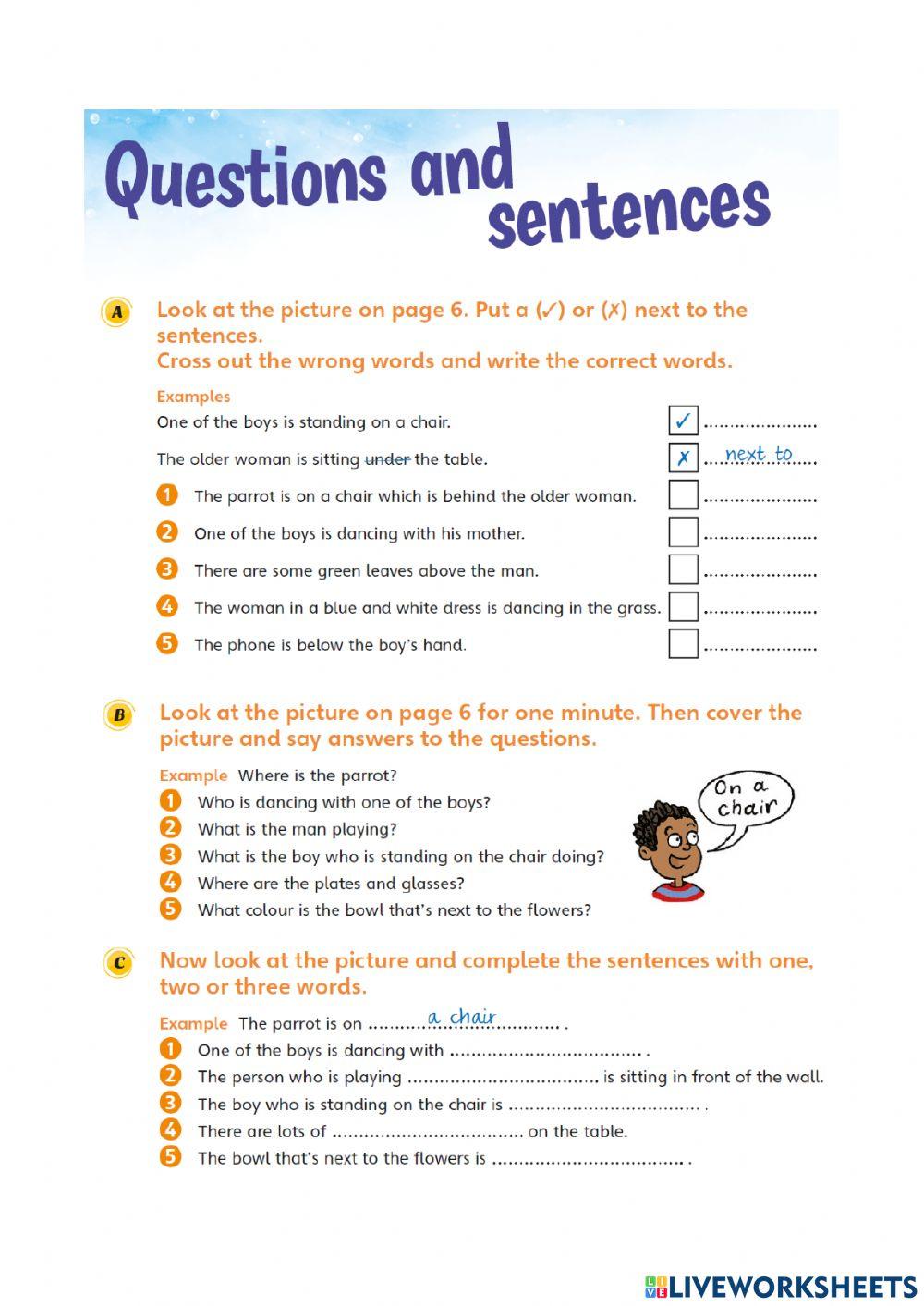 M Writing Skills 3 worksheet | Live Worksheets