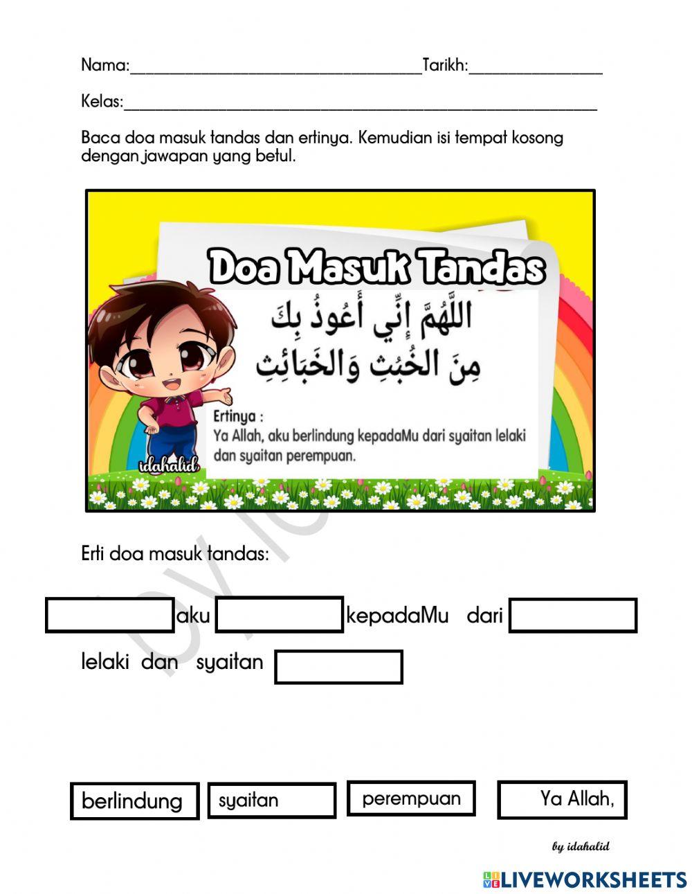 Pendidikan islam worksheet | Live Worksheets