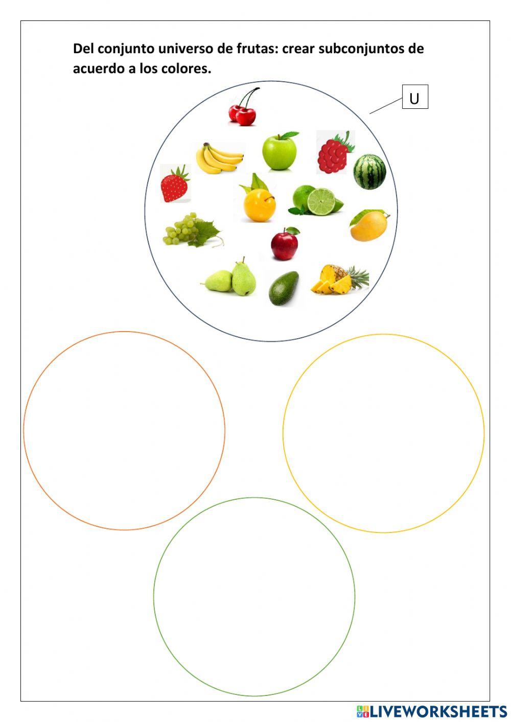 Conjuntos y Sub… | Free Interactive Worksheets | 2274990