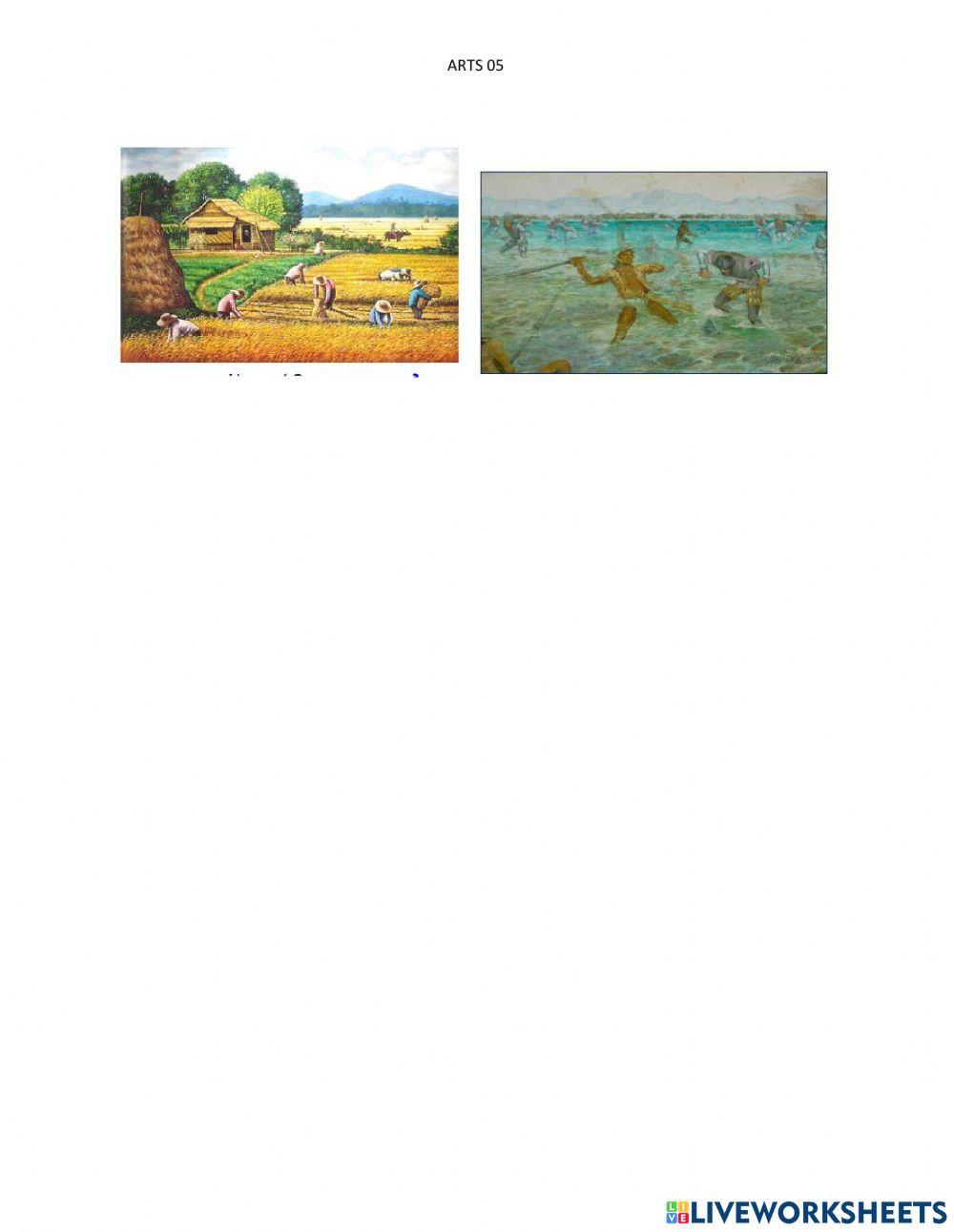 ARTS 05 online exercise for | Live Worksheets