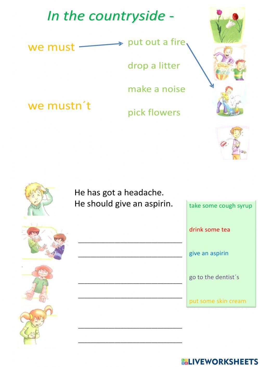 2276339 | Must-have to-should | Olga | LiveWorksheets