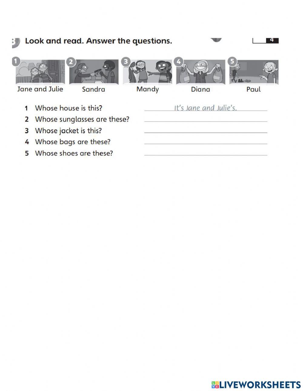 Unit 8 online exercise for 2do y 4to | Live Worksheets
