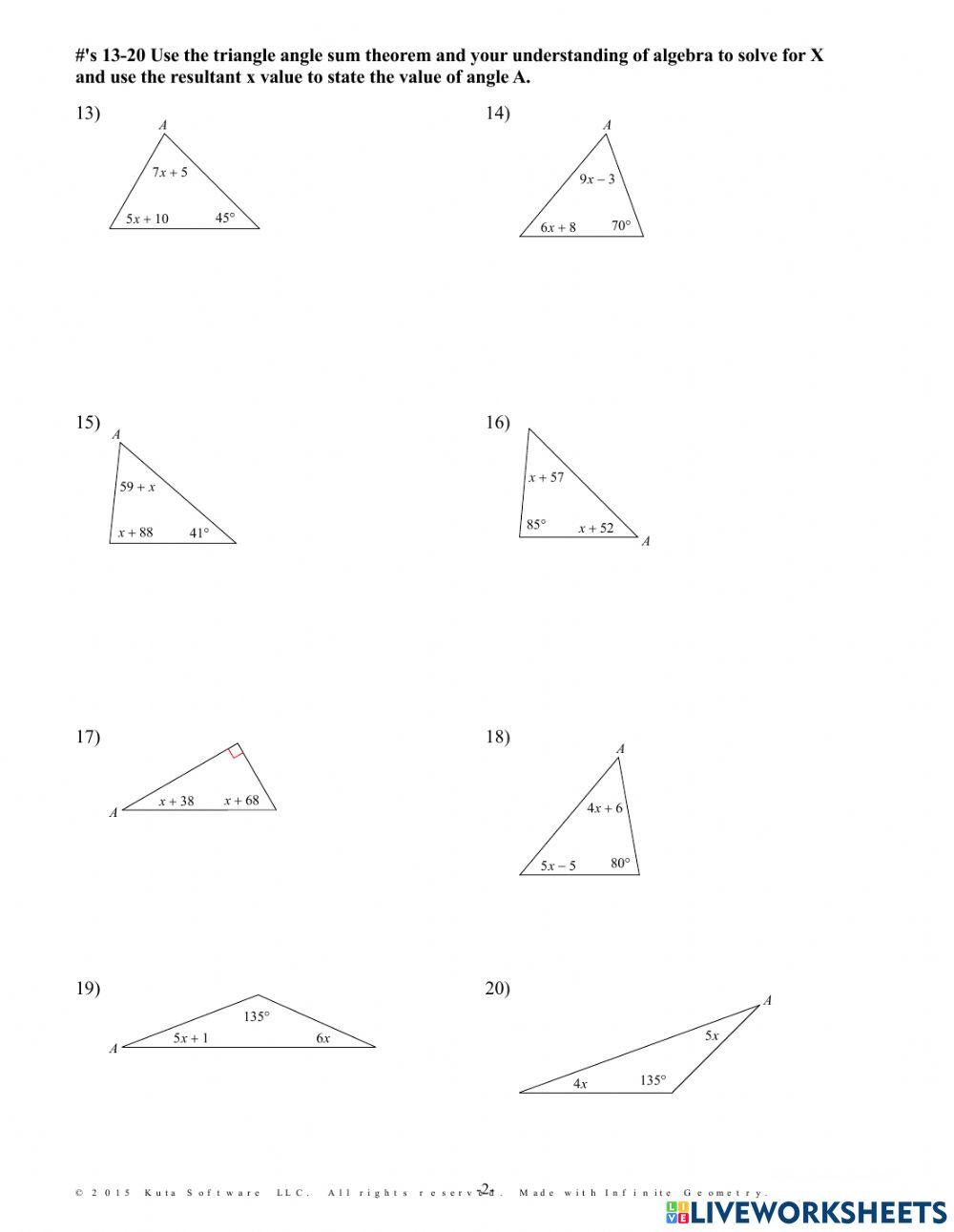 Find Interior A… | Free Interactive Worksheets | 2890305