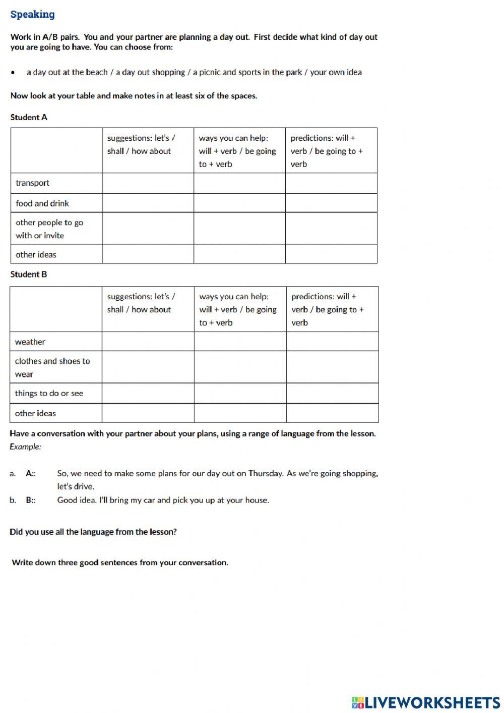 2278593 | Speaking | Alan Garry | LiveWorksheets