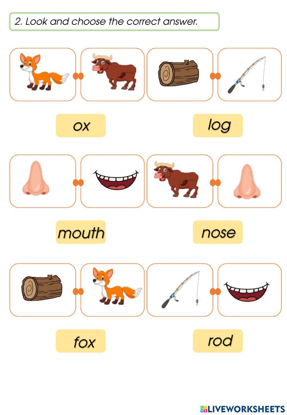 Sound o online exercise | Live Worksheets