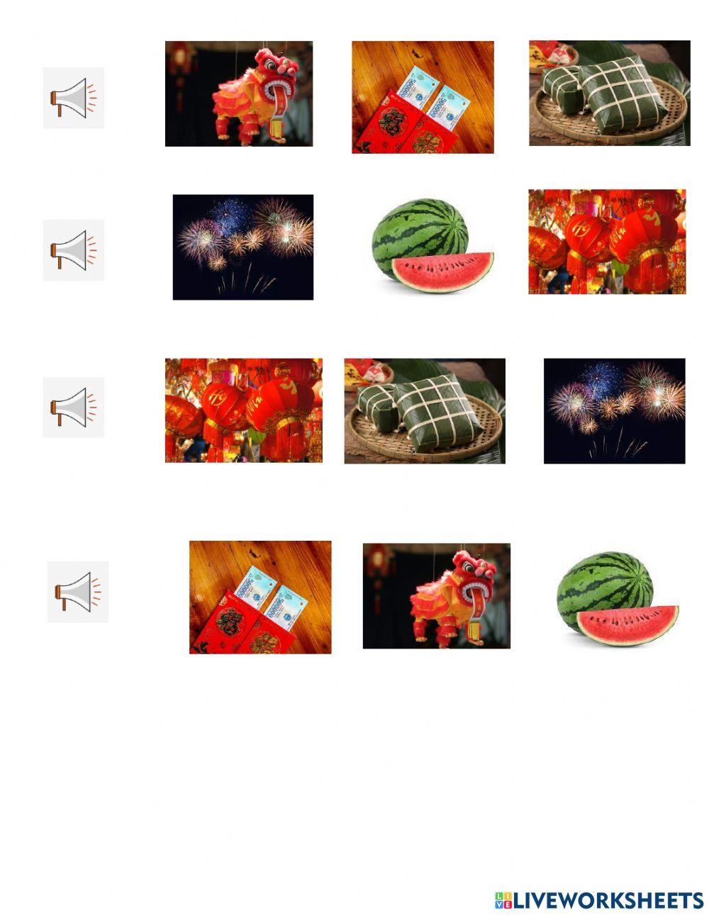 Tet holiday voc… | Free Interactive Worksheets | 2257071