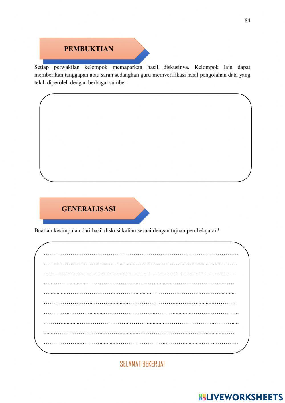 Liveworksheet Pertemuan 3 worksheet | Live Worksheets