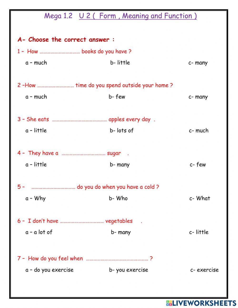 Form, meaning and function 2 5373658 | Amal ALHarbi