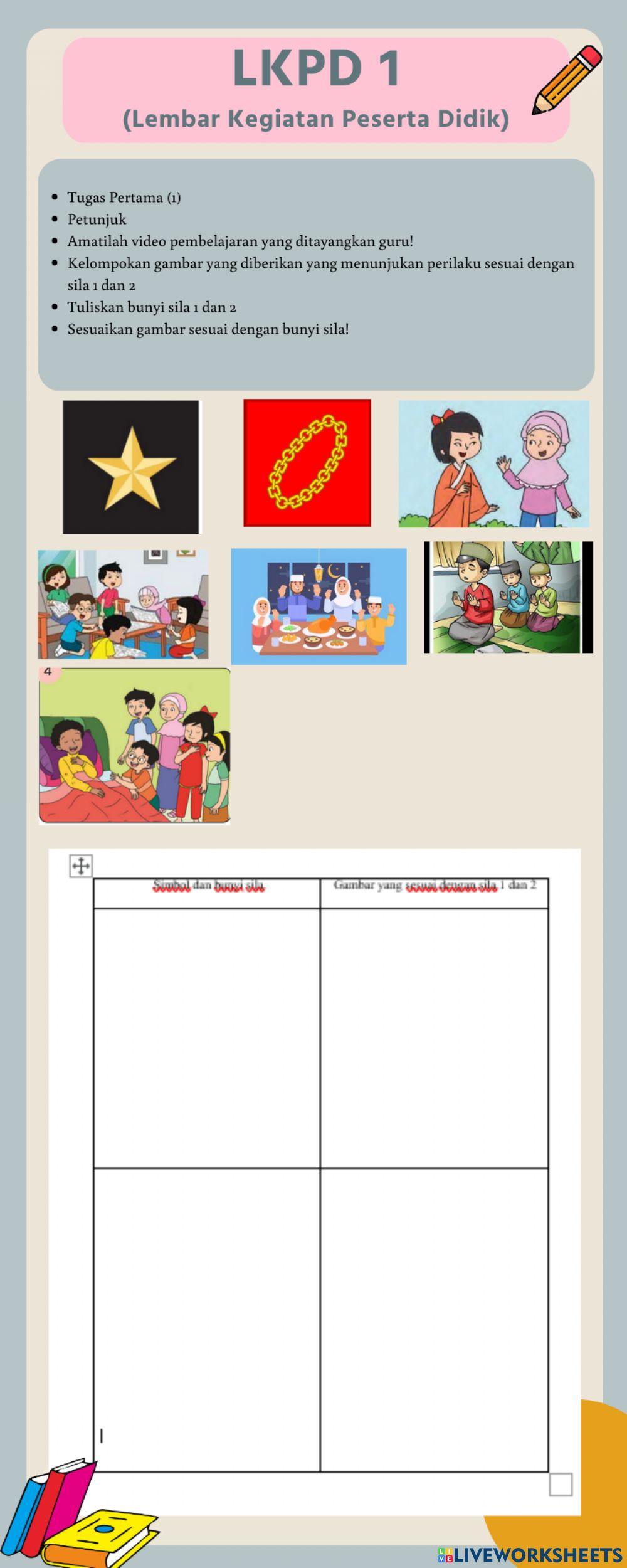 Lkpd online exercise for 3 | Live Worksheets