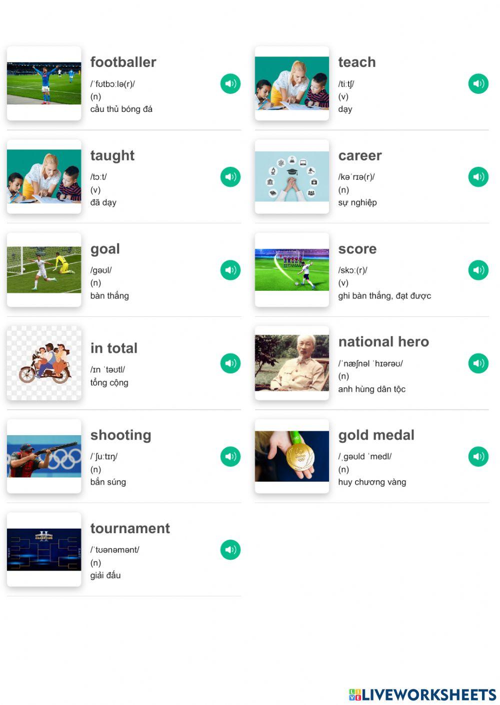 Unit 8 Reading online activity | Live Worksheets