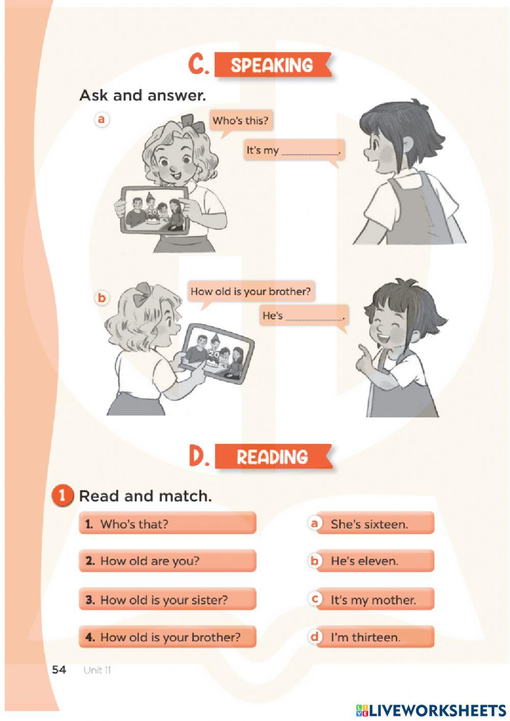 Unit 11 interactive activity for 3 | Live Worksheets