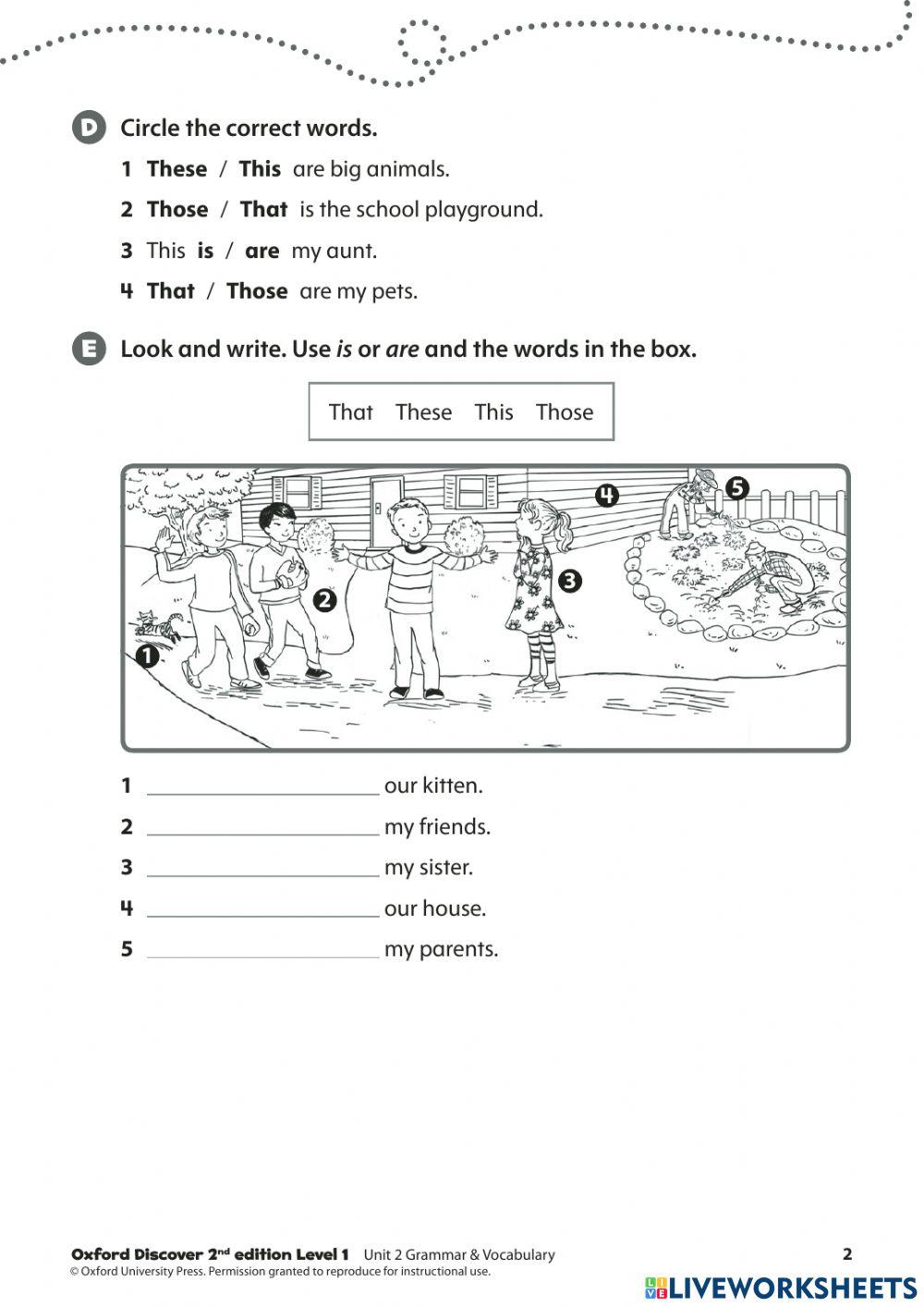 unit 2 online exercise for | Live Worksheets