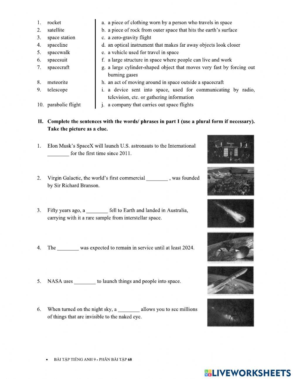 Grade 9- Unit10 worksheet | Live Worksheets
