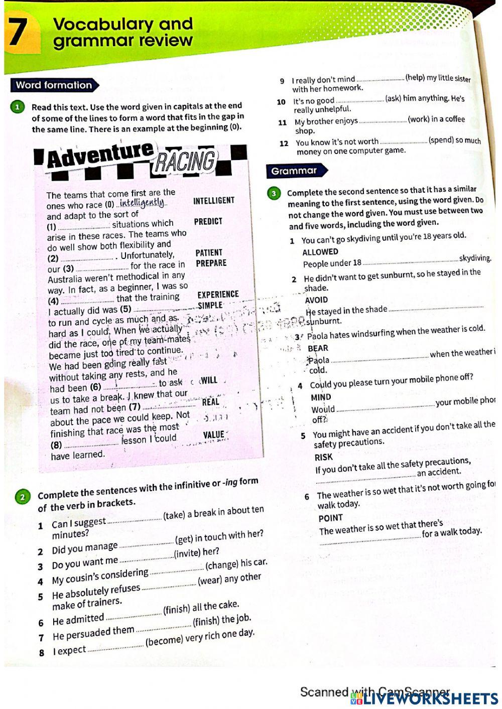 U7 REVISION | Free Interactive Worksheets | 7159639