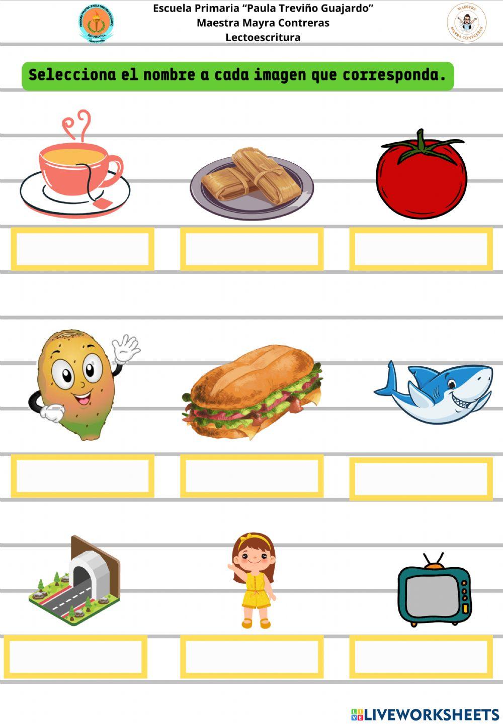 Silaba T worksheet for Primero de Primaria | Live Worksheets