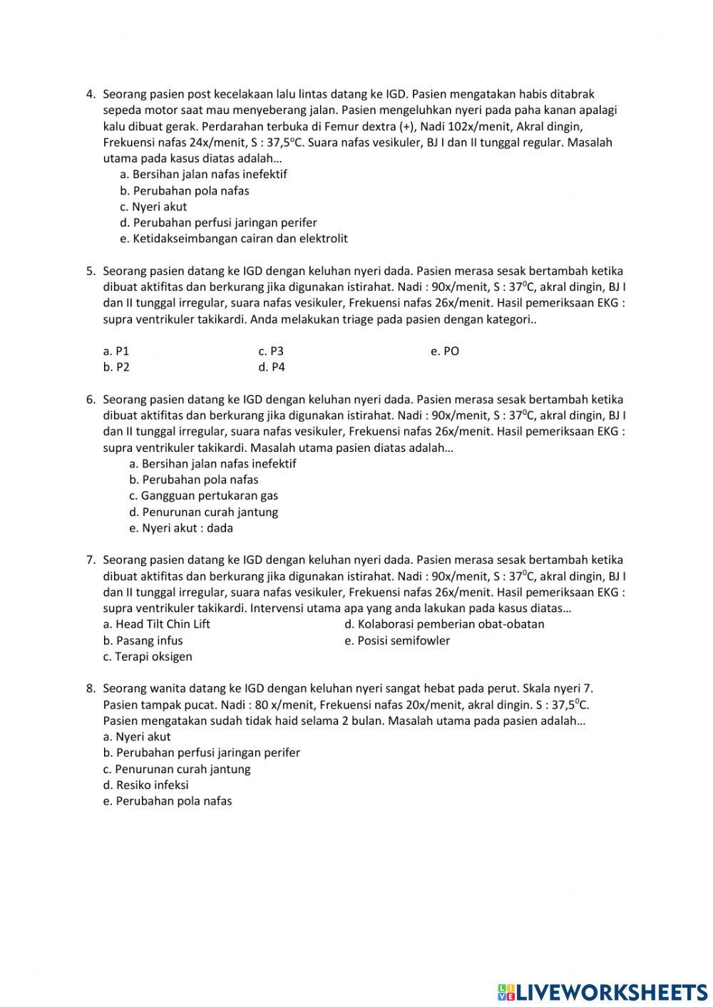 UAS GADAR 2022 … | Free Interactive Worksheets | 5373918