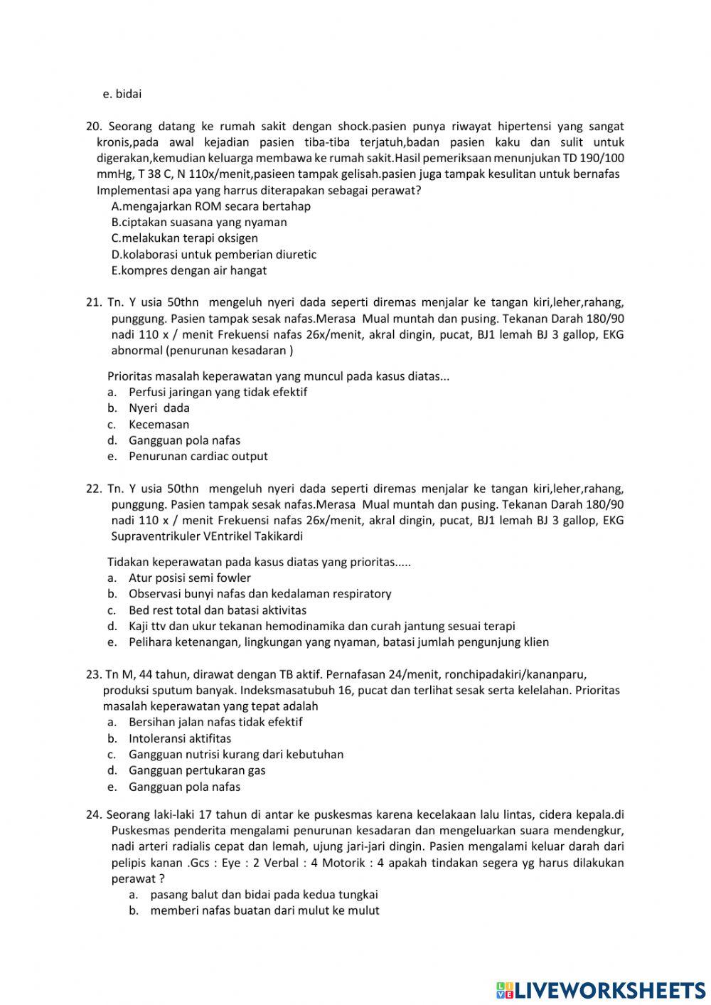 UAS GADAR 2022 … | Free Interactive Worksheets | 5373918