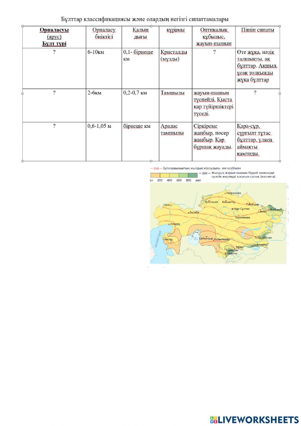 Geography interactive exercise for 11 | Live Worksheets