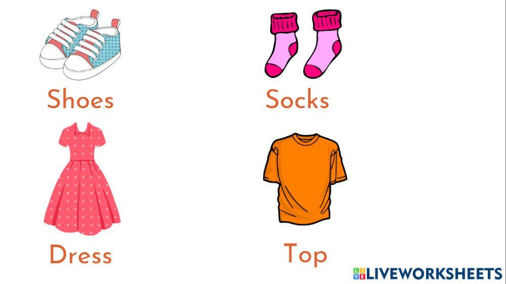 English words interactive exercise for 4-5 | Live Worksheets