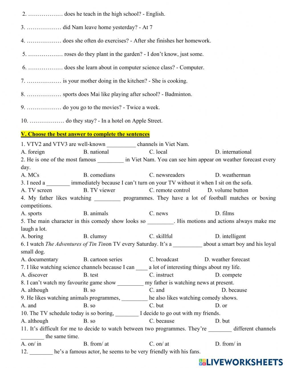 2260373 | G6-unit 7 practise 2 | luavu | LiveWorksheets