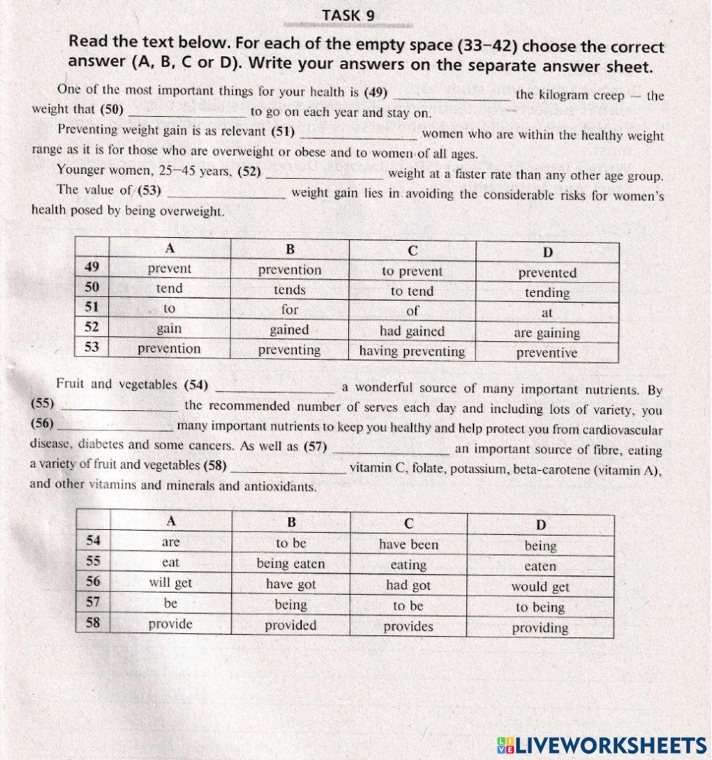 Use of English Extra 1-8 worksheet | Live Worksheets