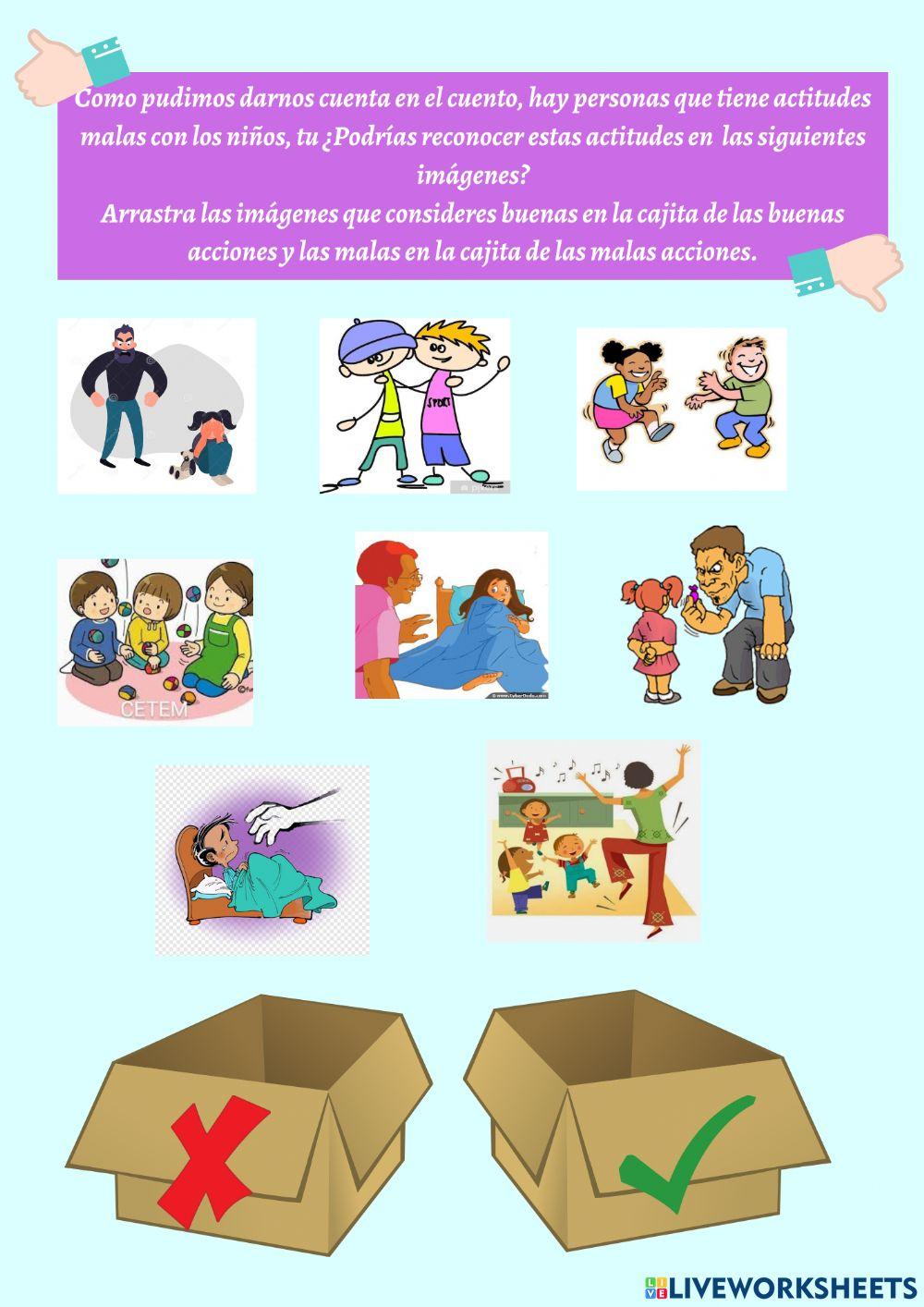Arrastra interactive activity | Live Worksheets
