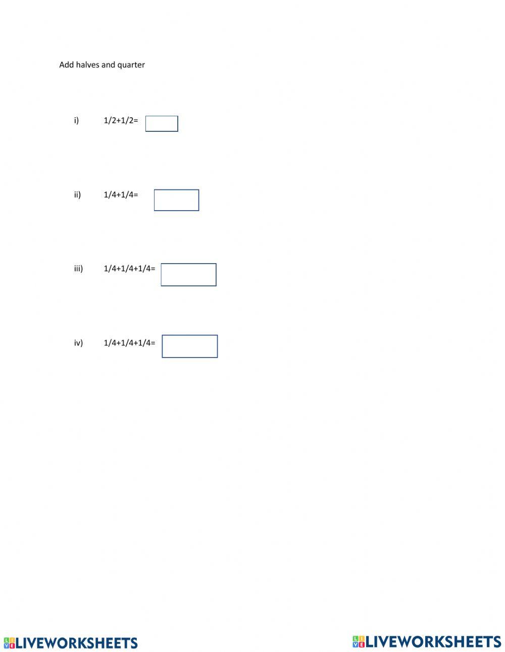 Addition online exercise for 5 | Live Worksheets