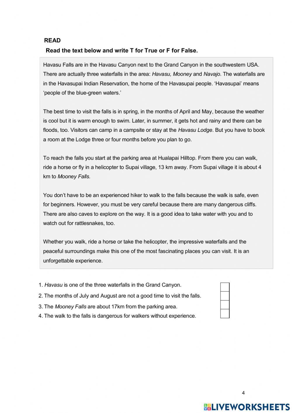 New Destination… | Free Interactive Worksheets | 3659262